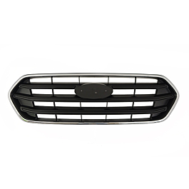 2260373 Ford Transit Custom (03/2018 - 09/2023) grille zwart (chromen ...